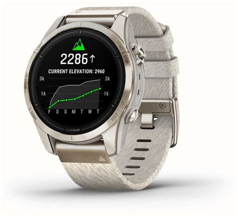 Garmin EPIX PRO Gen 2 42mm Sapphire Soft Gold Stainless Steel Cream