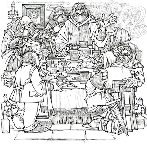 Hobbit House Coloring Page Hobbit Movies Printable Coloring Pages