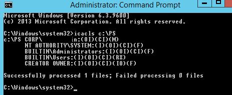 Uso De Icacls Para Listar Permisos De Carpetas Y Administrar Archivos