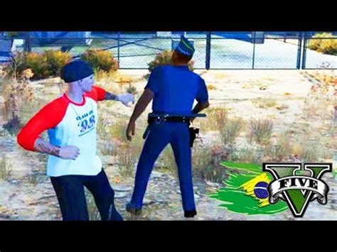 GTA V BRASIL ROLEPLAY LUTEI UM POLICIAL CENA ÉPICA 88