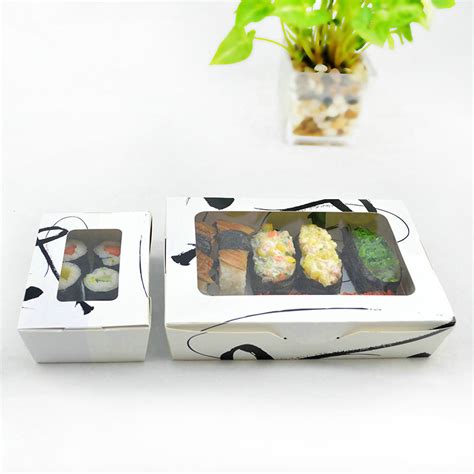 Custom Design Paper Sushi Box For Takeaway Sushi Packaging China