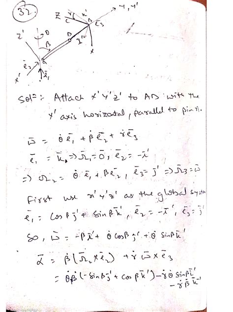 solved exercise 3 32 the orientation angles 0 b and y in exercise 3 18 eac tutorbin