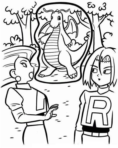 Printable Pokemon Team Rocket Coloring Page Free Printable Coloring