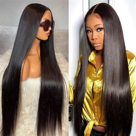 Amazon Maxine 28 Inch HD Lace Front Wig Human Hair 13x6 Lace
