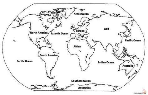 Europe And Asia Map Coloring Page