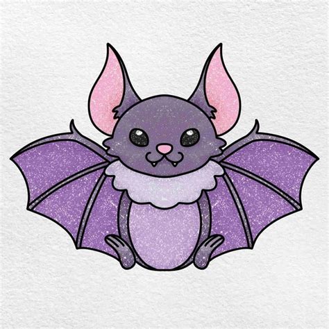 18 Easy Bat Drawing Ideas For Beginners To Experts DIYsCraftsy