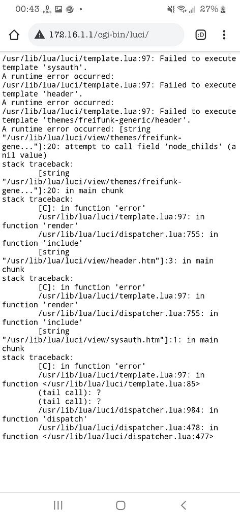 error cgi bin luci freifunk generic theme installing and using openwrt openwrt forum