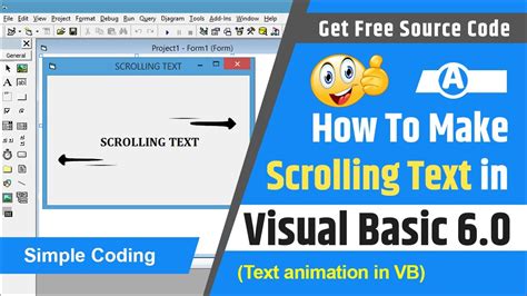 How To Make Scrolling Text In Visual Basic Text Animation In Vb