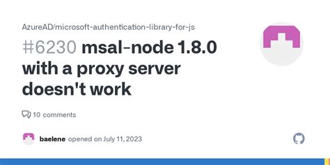 Msal Node 1 8 0 With A Proxy Server Doesn T Work Issue 6230