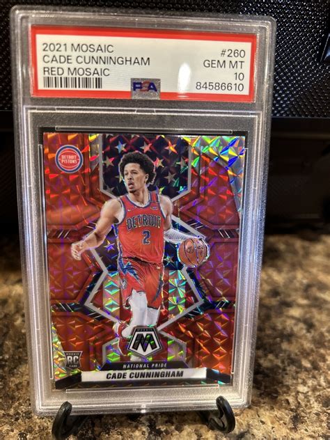 Cade Cunningham Mosaic National Pride Red Price Guide