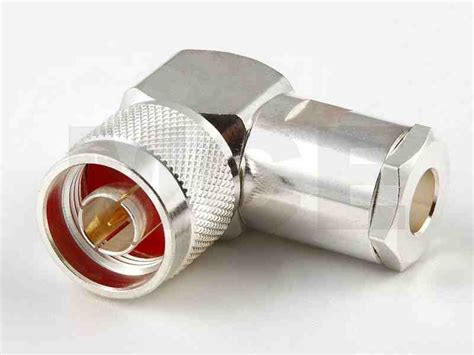 N Stecker Winkel für RG 213 214 Aircom Plus Plus u ä Clamp