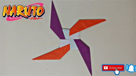 DIY A4 KAĞITTAN NARUTO SHURİKEN YAPIMI How to Make a Paper Ninja