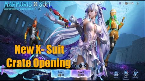 New X Suit Crate Opening In Bgmi Marmoris X Siut YouTube