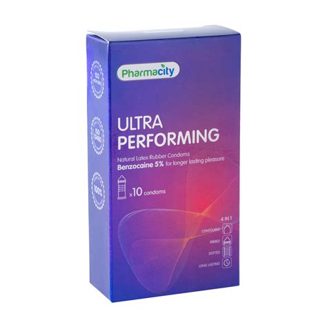 Bao cao su Pharmacity Ultra Performing N Hộp 10 cái