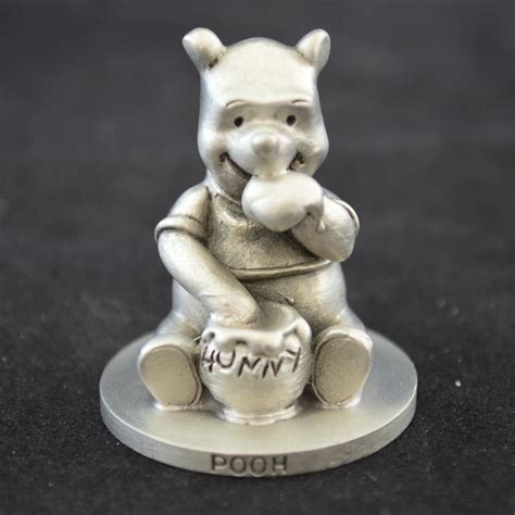 Winnie The Pooh Hunny Schmid Walt Disney Production Pewter Figurine