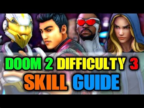 Doom 2 3 Skill Lane Step By Step Guide One Shot All Nodes Marvel