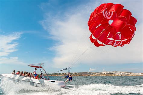 Parasailing In Albufeira Algarve Water Sports AlgarExperience