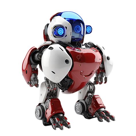 Dibujos Animados De Robots En 3d PNG dibujos Rojo Tecnología