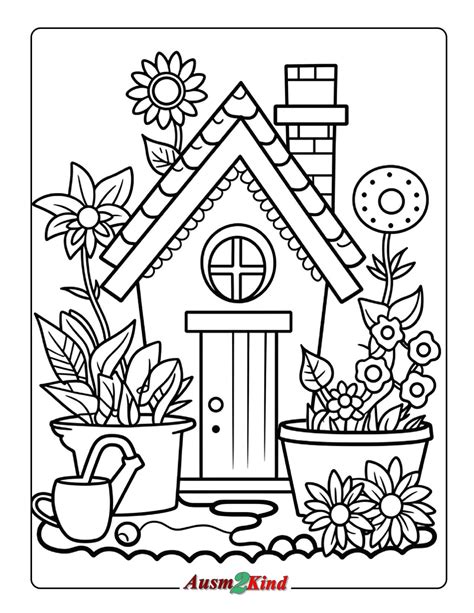 Ausmalbilder Garten St Ck Malvorlagen F R Den Haus