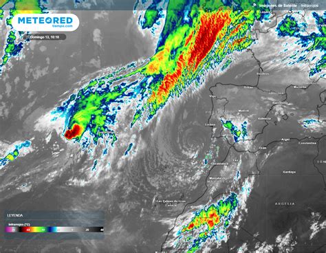 Confirmado los restos del huracán Leslie llegarán a España cómo