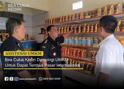 Bea Cukai Dampingi UMKM Di Kediri Sidoarjo