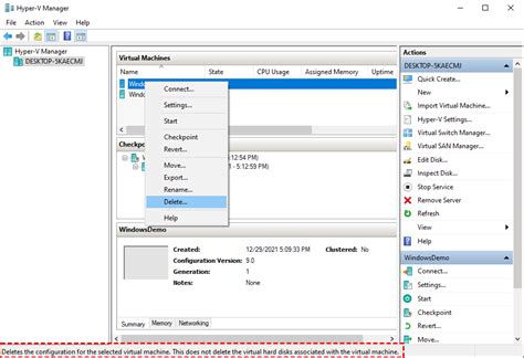 Restoring Deleted VM On Hyper V From VHD X Or Exported Files
