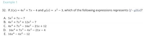 combination functions actand math test prep lesson