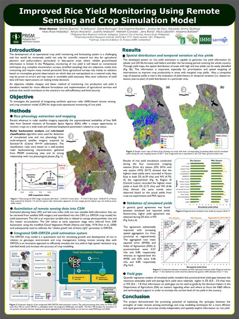 pdf improved rice yield monitoring using remote sensing and crop simulation model