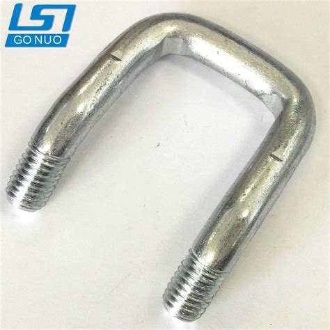 Customized Fastener Galvanized Steel Bent Square U Bolts China Square
