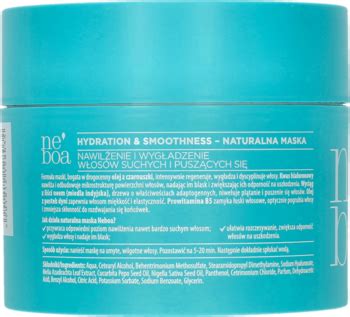 NEBOA Hydration Smoothness maska do włosów naturalna włosy suche