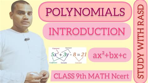 chapter 2 polynomials introduction class 9th maths ncert youtube