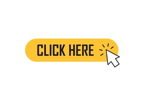 Premium Vector Click Here Banner Icon In Flat Style Ecommerce Vector