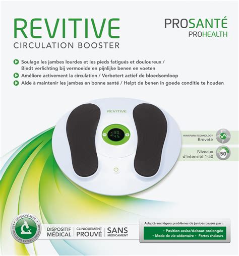 Appareil électrostimulation REVITIVE REVITIVE Pro Santé stimulateur