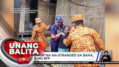 Mga Senior Na Na Stranded Sa Baha Sinagip Ng BFP UB YouTube