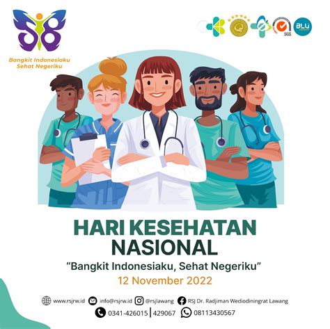 SELAMAT HARI KESEHATAN NASIONAL 2022 Kemenkes RS Radjiman Wediodiningrat