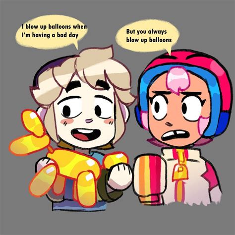 gus bonnie art brawl stars гас и бонни арт бравл старс Забавные