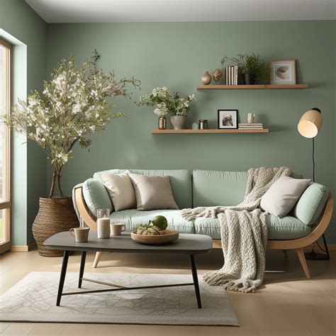 Salon vert d eau 15 idées tendances pour un intérieur zen