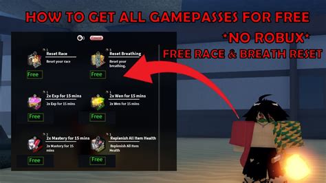 Project Slayers HOW TO GET FREE BREATH RESETS RACE RESETS ALL