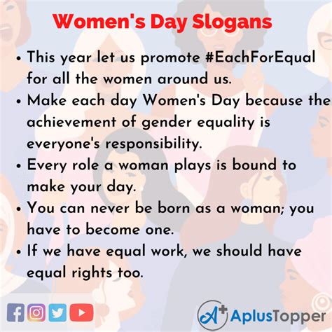 Women S Day Slogan Clem Barbaraanne