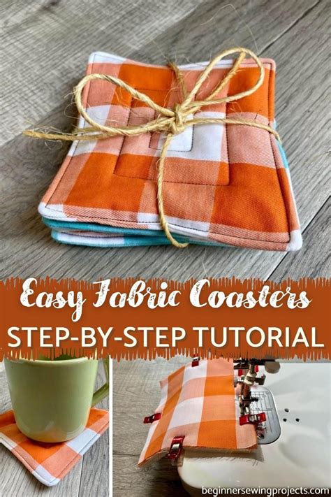 Easy Fabric Coasters Artofit