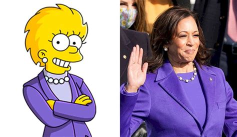 Los Simpson Lo Hicieron De Nuevo Kamala Harris Como Lisa Simpson