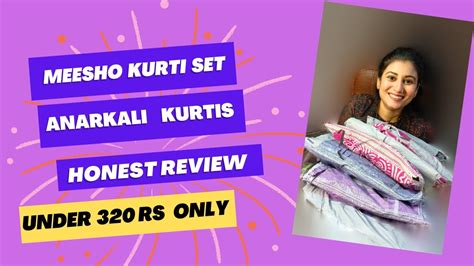 Huge MEESHO Kurti Haul Starting At Rs 320 Try On Haul Shweta