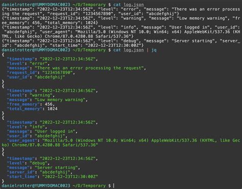 Combine Jq With Curl To Improve Its JSON Handling Daniel Rotter