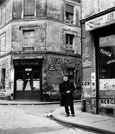 Giacometti Rue Hippolyte Maindron Paris 1958 Robert Doisneau