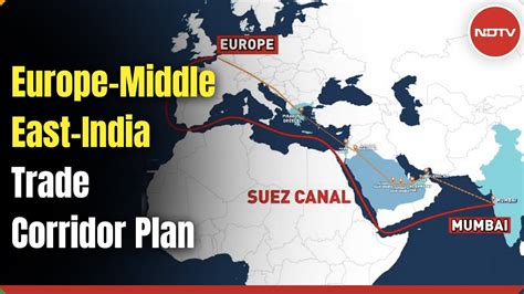 Explained The Significance Of Europe Mid East India Trade Corridor