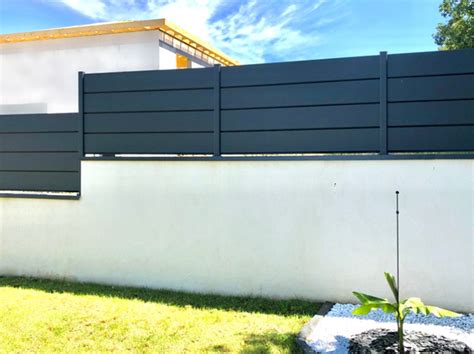 Clôture alu sur mesure I fer I bois I PVC I EVO FERMETURES
