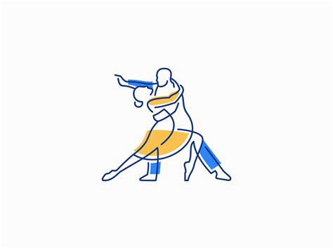 Dancing Couple Logo By Lucian Radu On Dribbble