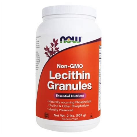 Now Foods Lecithin Granules Non Gmo Lbs Smiths Food And Drug