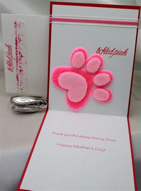 Tickled Panther Pink Card Interior Envelope On Left SU Whisper