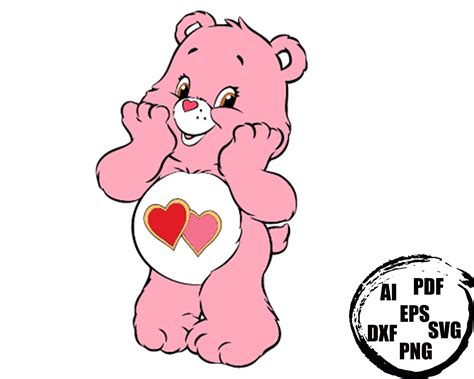 Care Bear Sticker Svg
